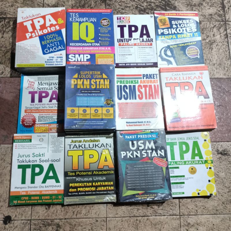 Jual OBRAL BUKU MURAH ORIGINAL / BUKU TPA / BUKU PSIKOTES / CARA ... Jual OBRAL BUKU MURAH ORIGINAL / BUKU TPA / BUKU PSIKOTES / CARA ...