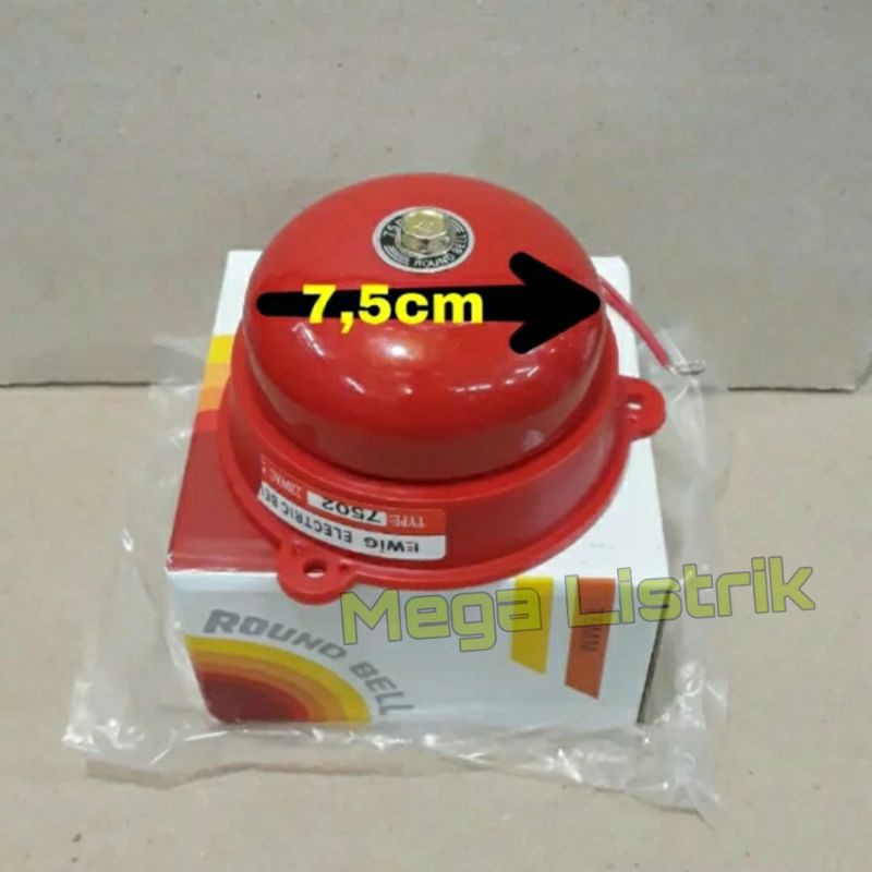 Jual Bell listrik 7,5cm bel sekolah | Shopee Indonesia