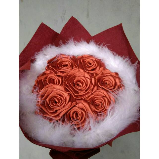Jual PROMO !! Buket bunga pita/ bucket flower / kado wisuda / bucket ...