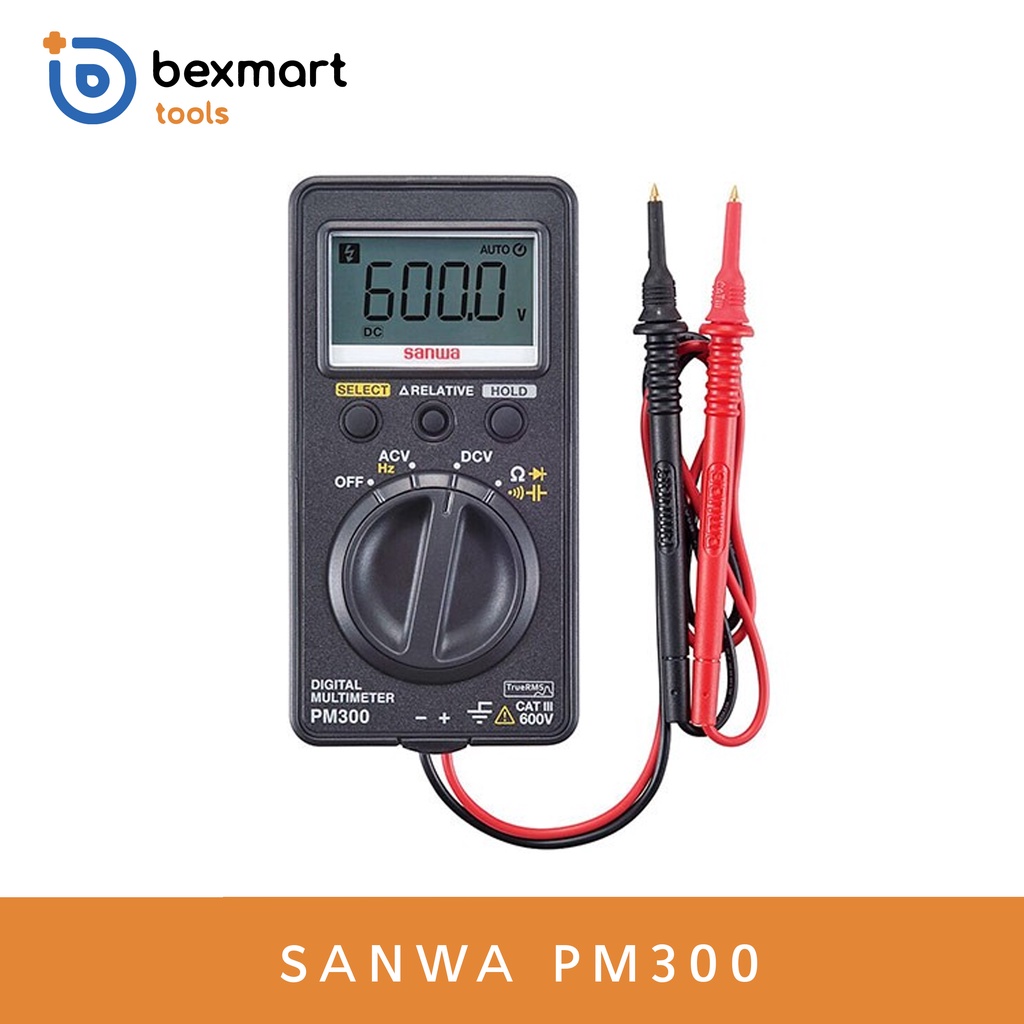 Jual Multimeter Multitester Digital SANWA PM300 / PM 300 | Shopee Indonesia