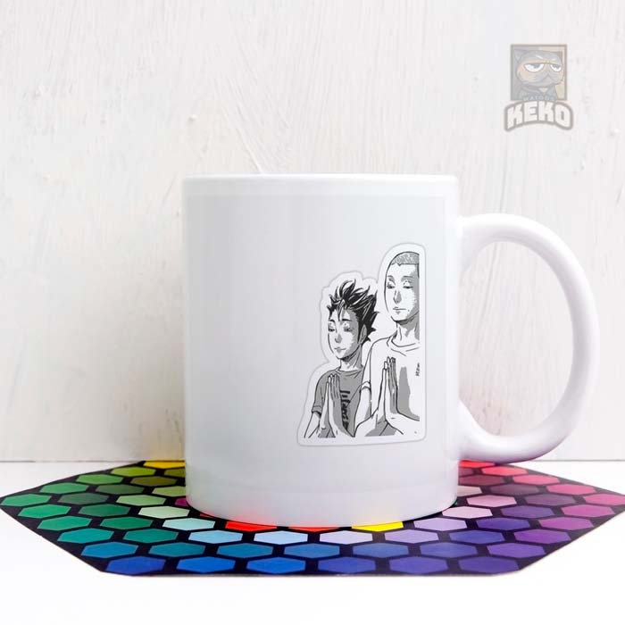 Jual Mug Anime Nishinoya Tanaka Prayer Haikyuu Manga | Shopee Indonesia