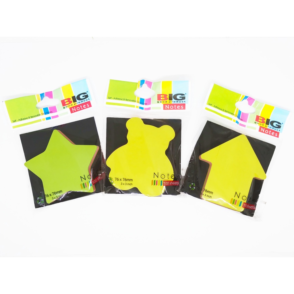 Jual Stick Notes Karakter Warna Tumpuk BIG | Shopee Indonesia