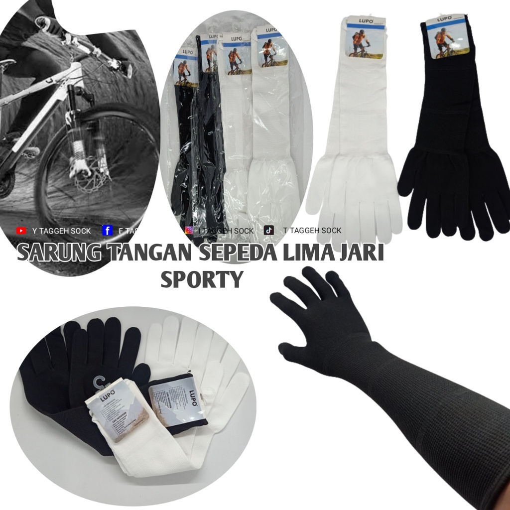 Jual MANSET SEPEDA LIMA JARI / SARUNG TANGAN LIMA JARI PANJANG SPORT ...