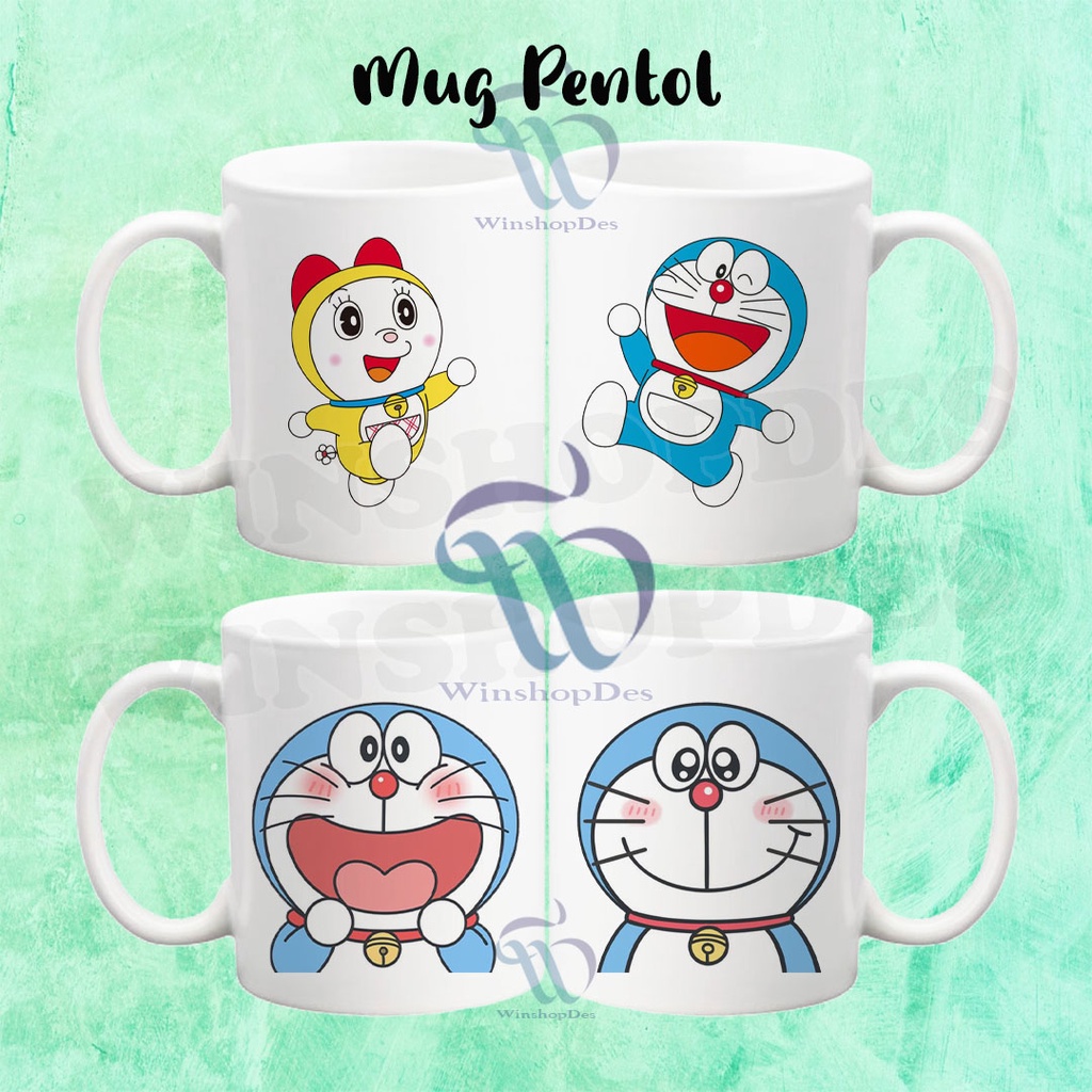 Jual MUG DORAEMON/MUG ANIME/MUG KARTUN/MUG CUSTOM(PALING MURAH ...
