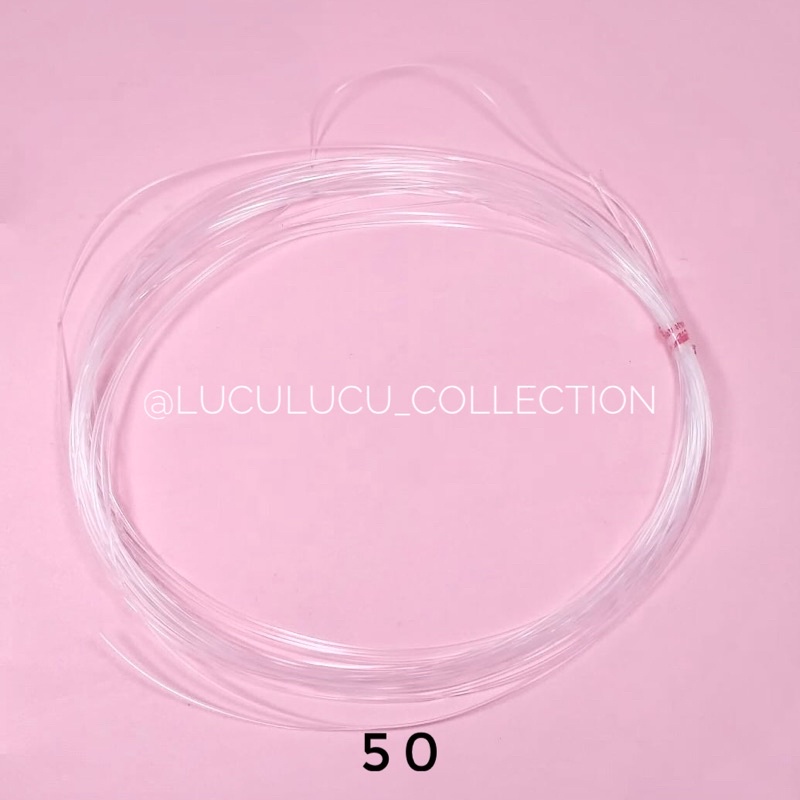 Jual Senar Non Elastis / Tali Benang Senar Pancing Nylon Nilon Payet ...