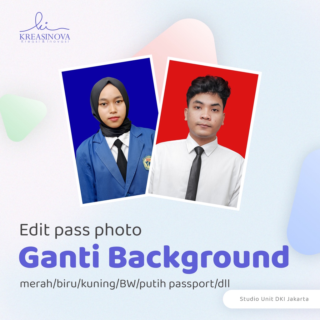 Jual Edit foto / pas foto / foto KTP / ID card / foto produk / ganti ...