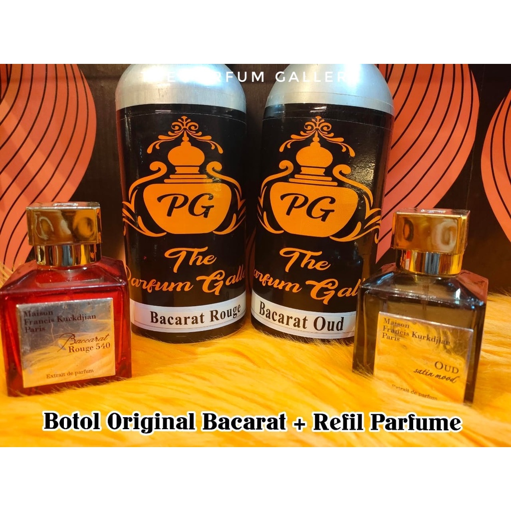 Jual Botol Original Second + Refill Parfum Bacarat Rouge, Bacarat Oud ...