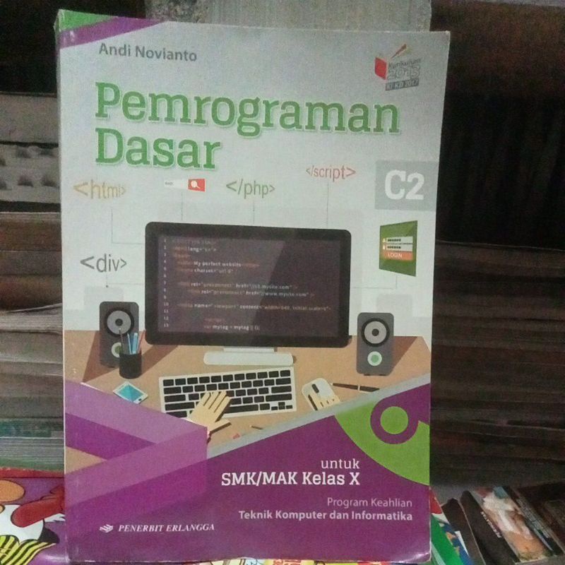 Jual buku pemrograman dasar untuk SMK kelas 10 program keahlian teknik ...