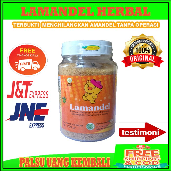 Jual Lamandel 200 gr Obat Amandel Serbuk Paling Ampuh Untuk Anak Dewasa ...