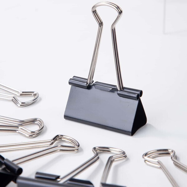 Jual DELI BINDER CLIPS PAPER CLIP KLIP KERTAS PENJEPIT KERTAS 32MM ISI ...