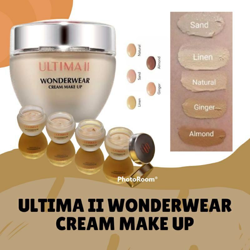 Jual ULTIMA II wonderwear cream makeup ( bulat ) | Shopee Indonesia