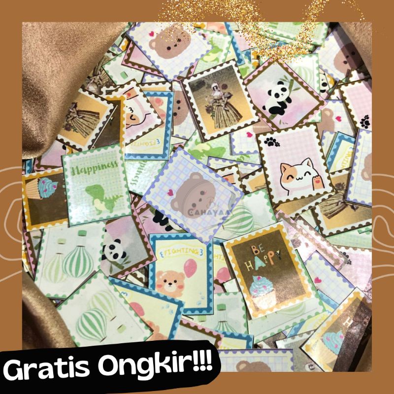 Jual PERANGKO AESTHETIC JOURNAL / PERANGKO STIKER JURNAL LUCU / STIKER ...