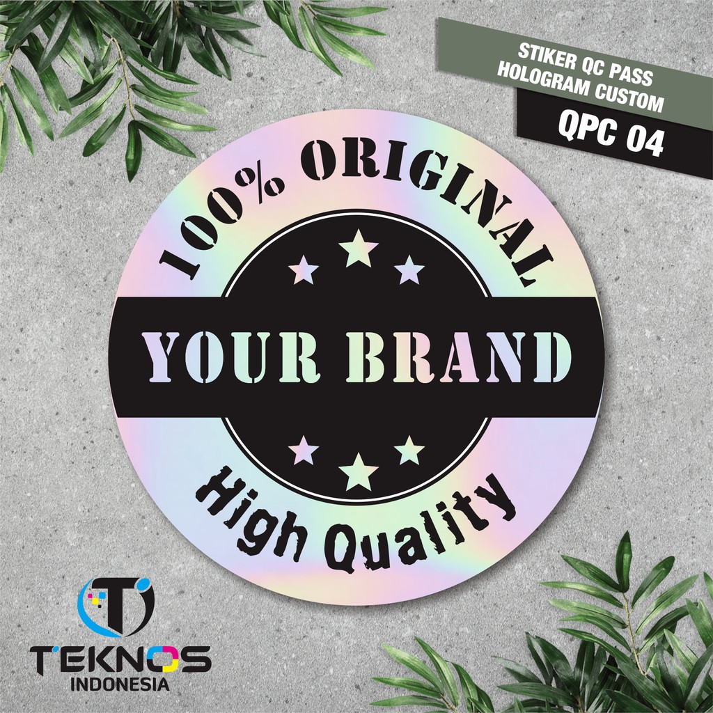 Jual STIKER STICKER HOLOGRAM ORIGINAL QC PASS CUSTOM | Shopee Indonesia