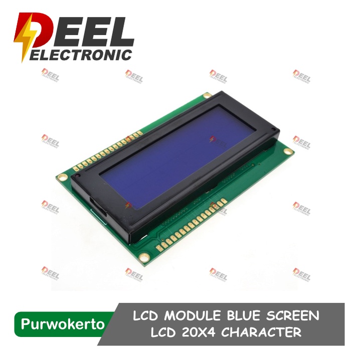 Jual LCD DISPLAY MODULE BLUE 20X4 CHARACTER LCD 2004 BIRU BACKLIGH ...