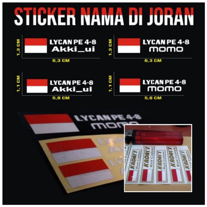 Jual Cutting Sticker Joran Riquest Nama dan Merk joran Gold series ...
