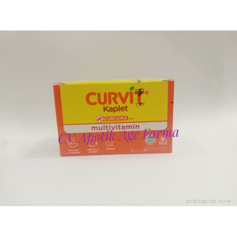 Jual Curvit Kaplet isi 50 (Soho) | Shopee Indonesia