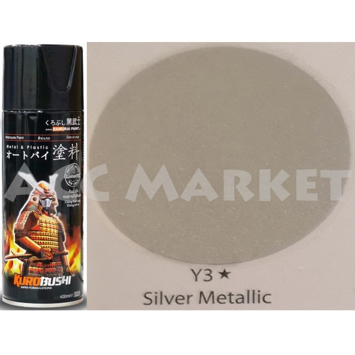 Jual Pilox Samurai Pilok Pylox Perak Metalik Silver Y3 | Shopee Indonesia