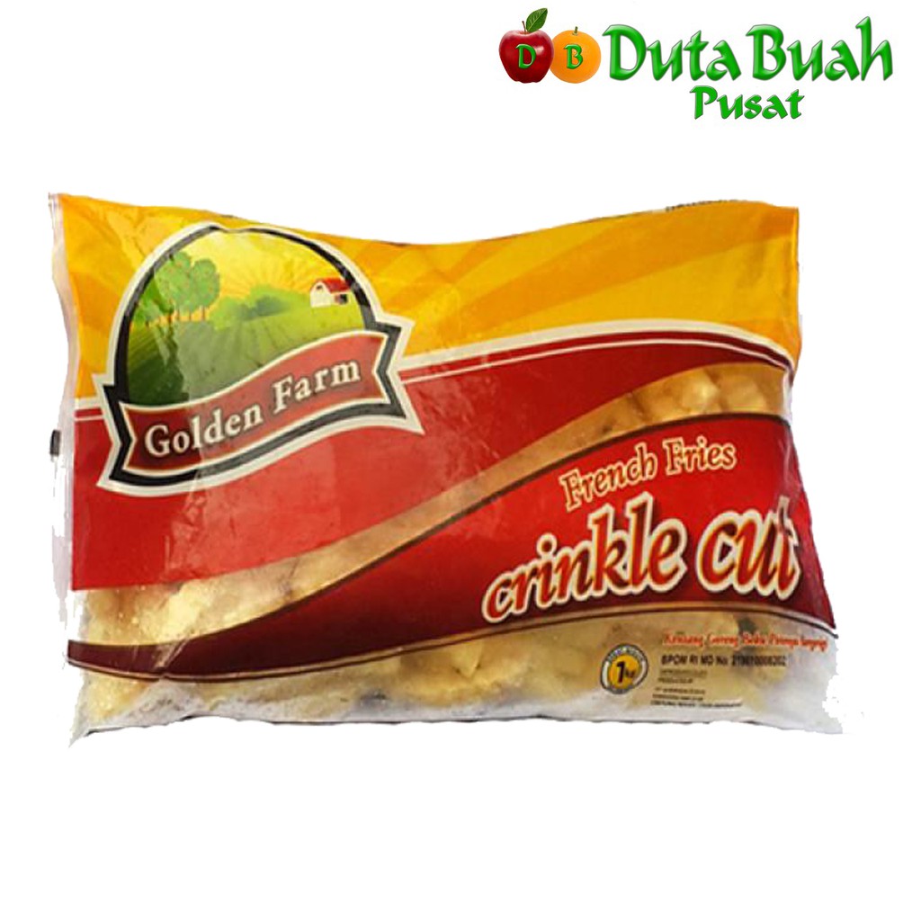 Jual DUTA BUAH GOLDEN FARM CRINKLE CUT(1kg/pcs) | Shopee Indonesia