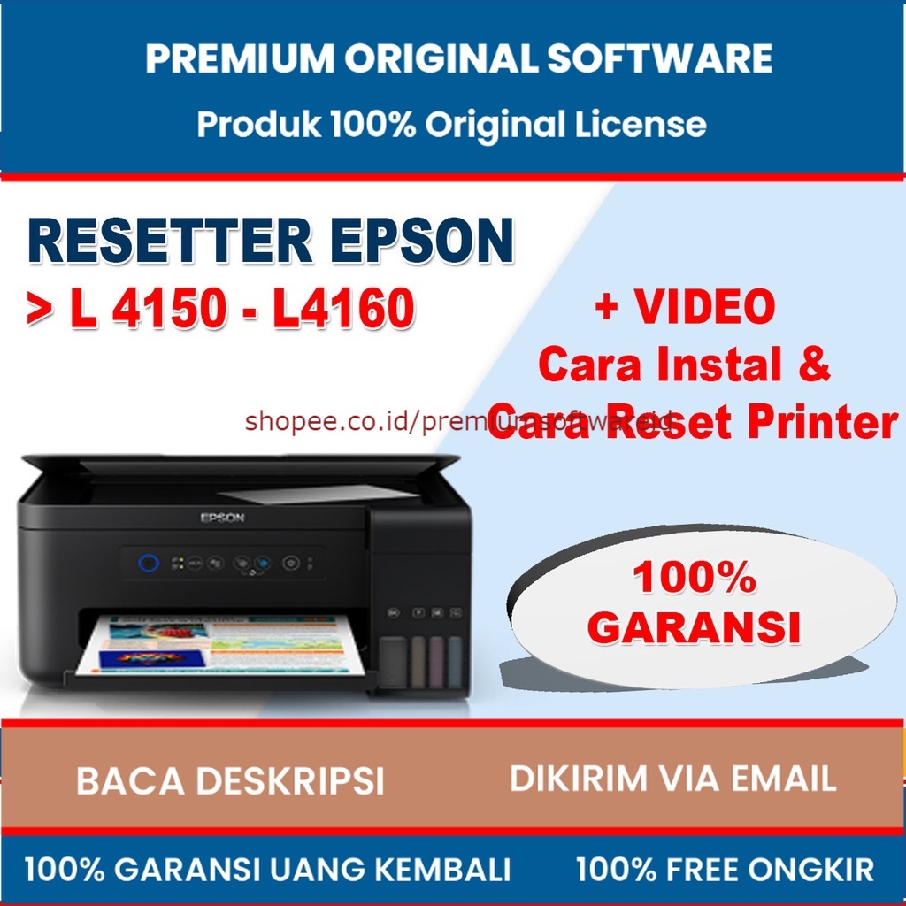 Jual Resetter EPSON L4150-L4160 / RESET PRINTER Original | Shopee Indonesia