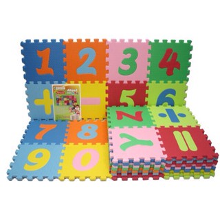 Jual Karpet Puzzle Abjad Mini / Angka dan simbol / Alas bermain Anak ...
