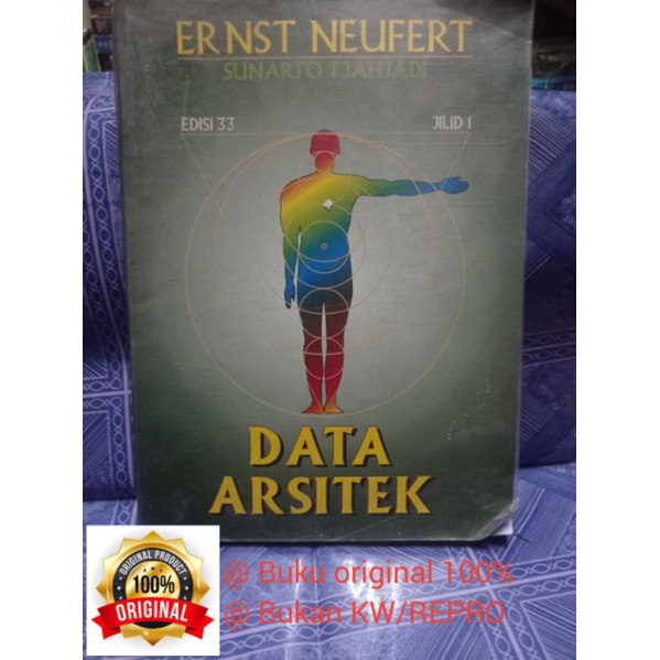 Jual buku data arsitek-ernst neufert. edisi 33.jilid1. 100% original ...
