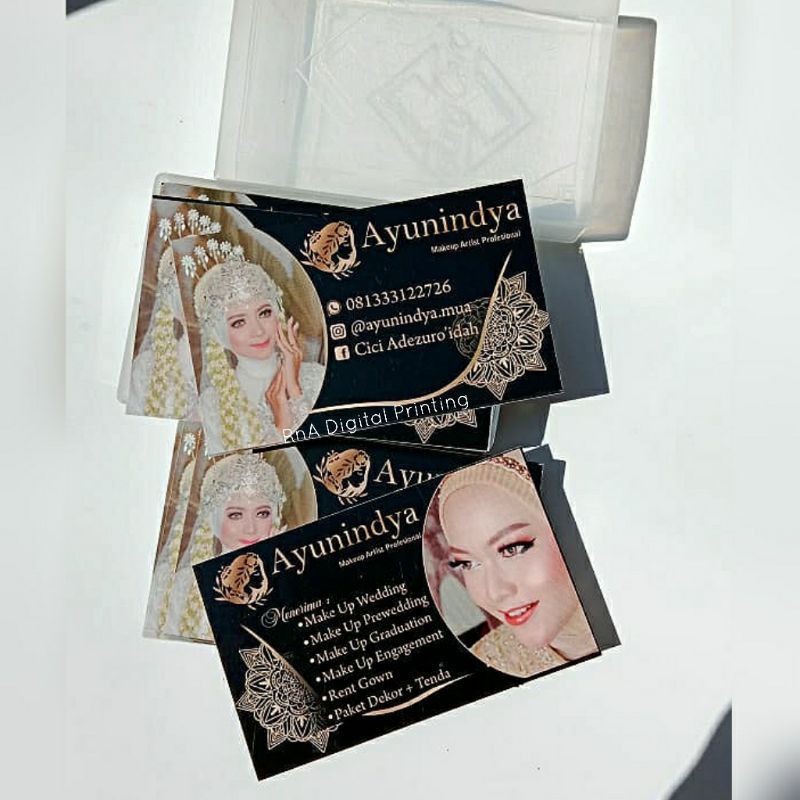 Jual Cetak Kartu Nama/ Kartu Member 2 sisi (FREE DESIGN+FREE BOX ...