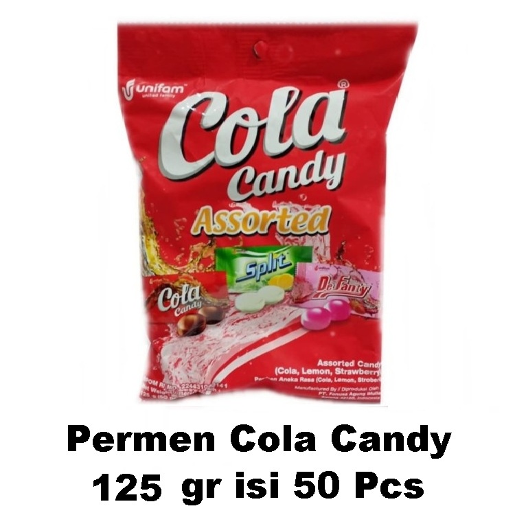 Jual Permen Cola Candy 125 gr isi 50 Pcs | Shopee Indonesia