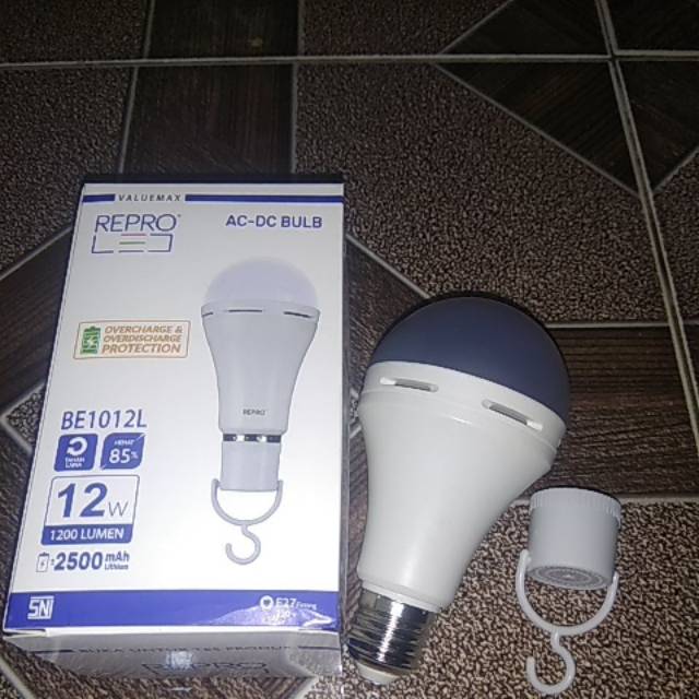 Jual Lampu led Emergency repro 12 watt / emergency / ac-dc / led bulb ...