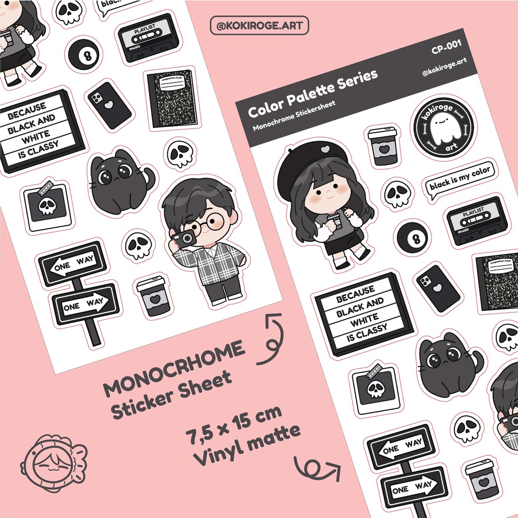 Jual Sticker sheet color palette series | Shopee Indonesia