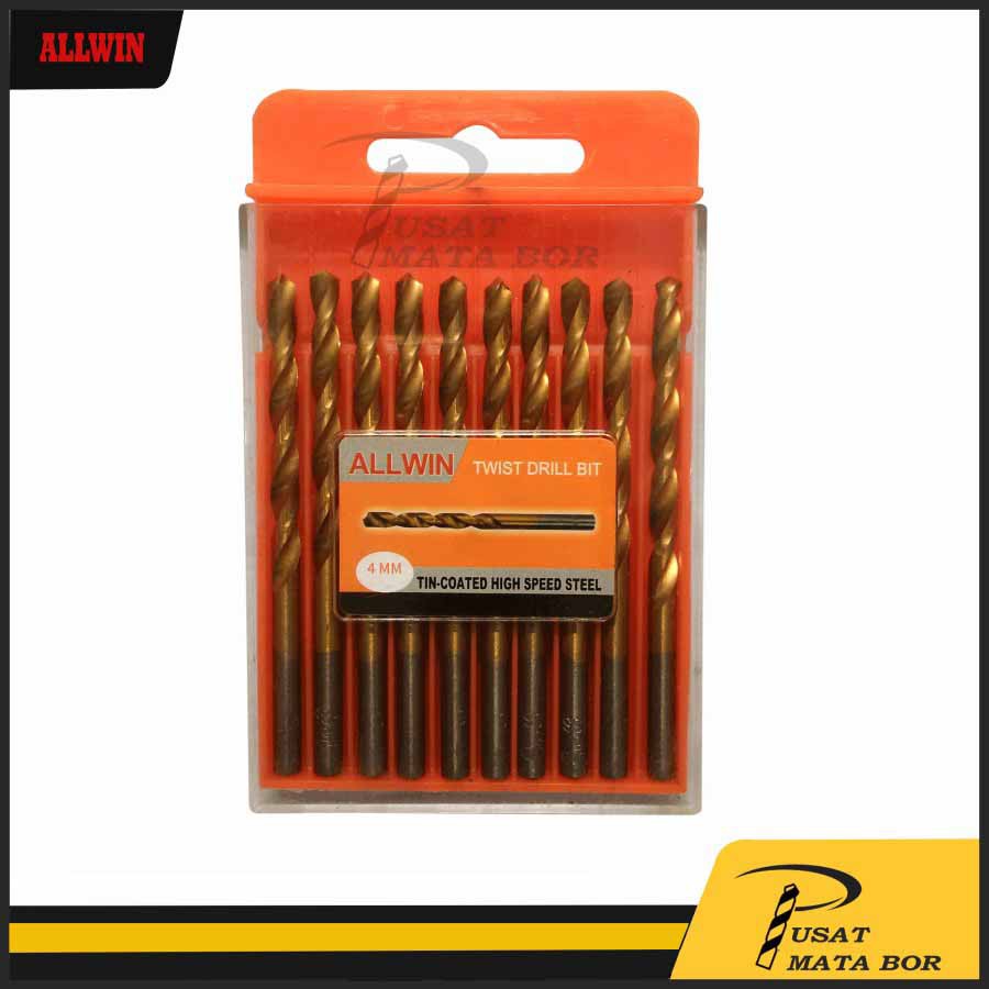 Jual Mata Bor Besi Allwin Kuning 4mm | Shopee Indonesia