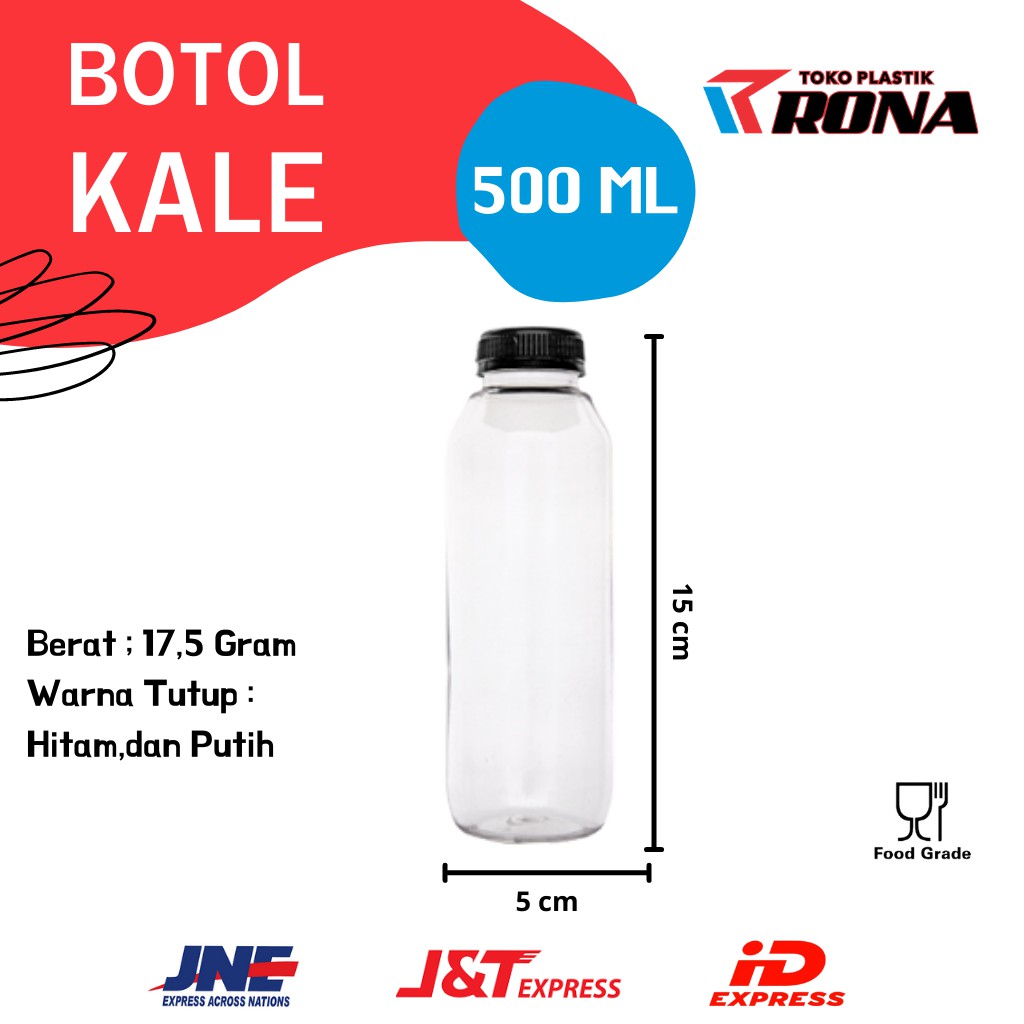 Jual BOTOL KALE 500 ML BOTOL JUICE KALE 500 ML BOTOL JUS 500 ML BOTOL ...
