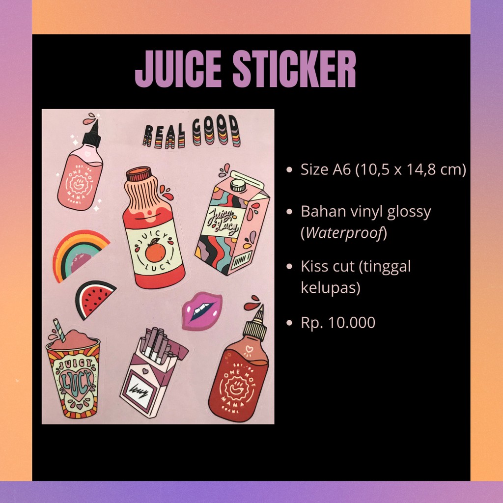 Jual JUICE STICKER | Shopee Indonesia