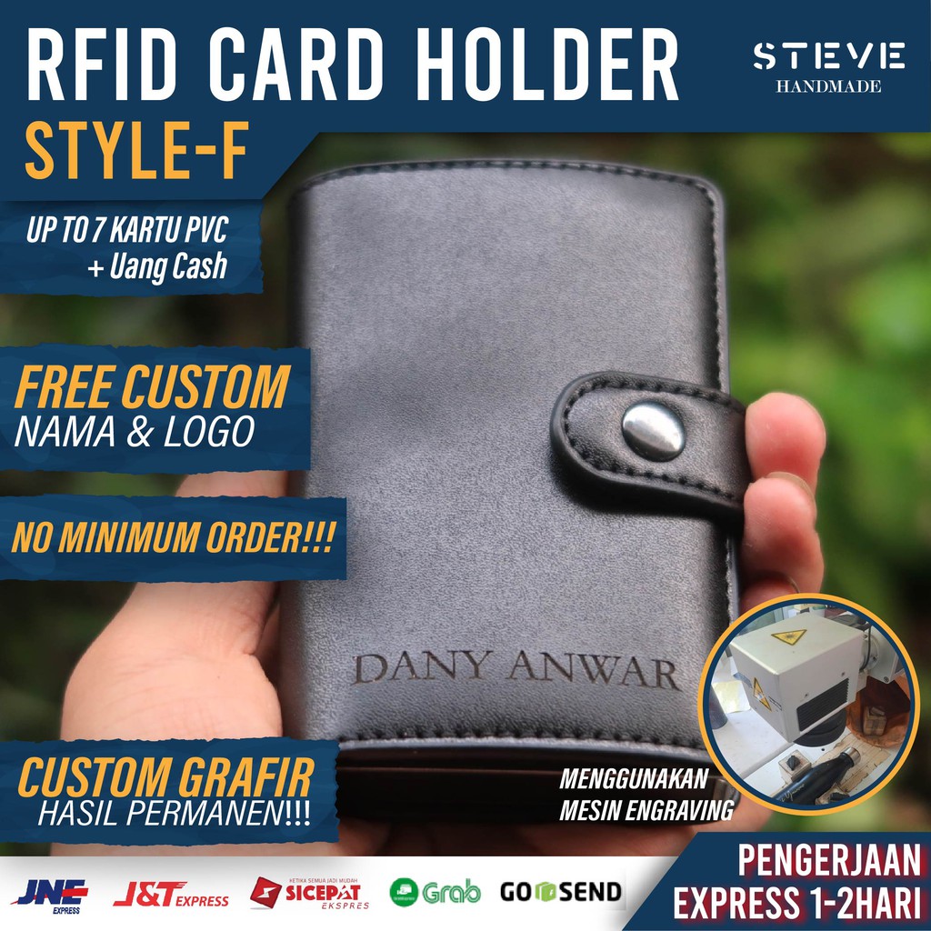 Jual Dompet Kartu RFID Tempat Kartu Kredit Credit Card Holder Style F ...