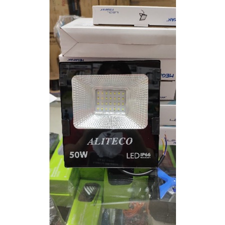 Jual Lampu sorot/lampu tembak/floodlight led Aliteco 50W | Shopee Indonesia