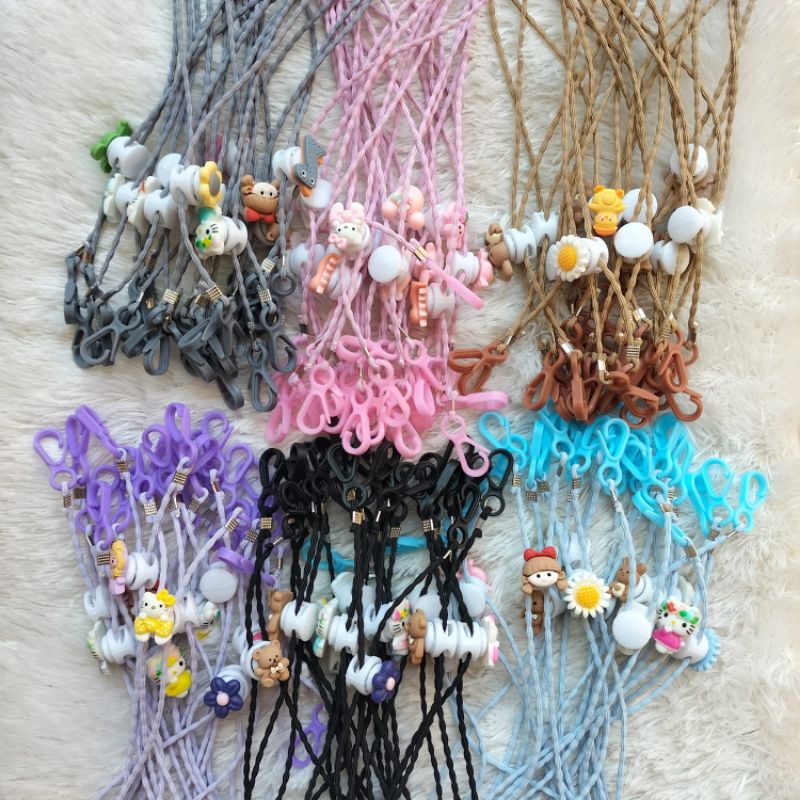 Jual Tali Masker Ulir Pari Stopper Boneka Strap Mask Kalung Masker ...