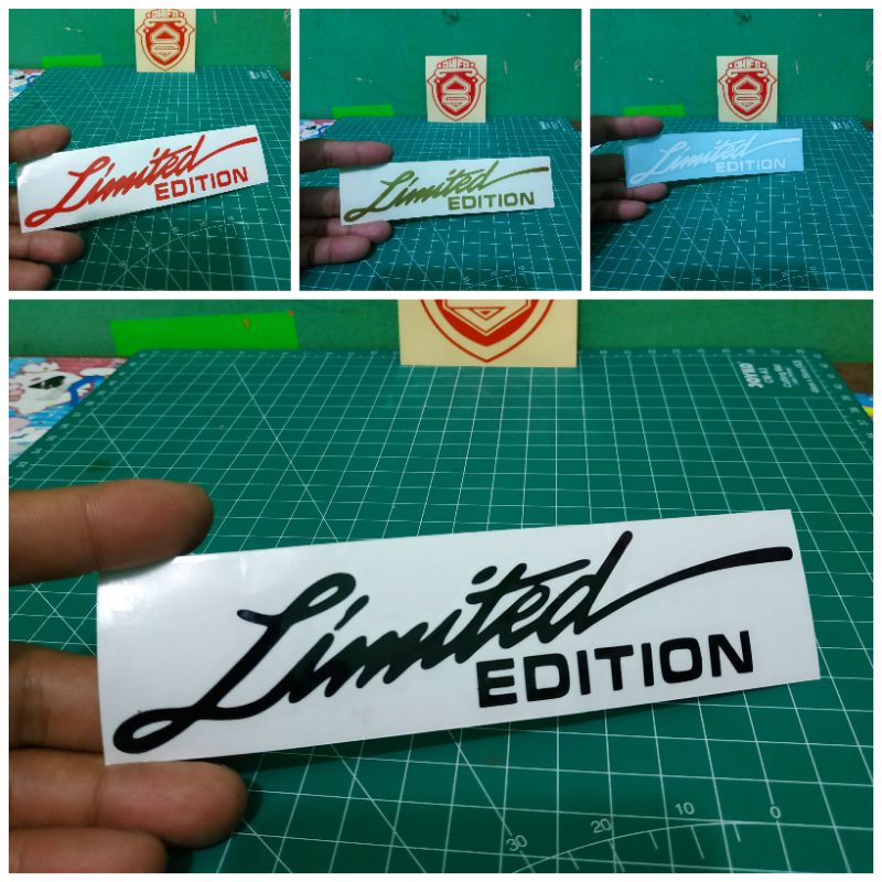 Jual sticker LIMITED EDITION cutting oracal | Shopee Indonesia