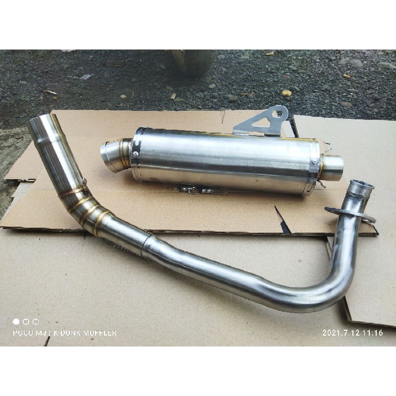 Jual Knalpot racing vario 150 PCX Lexi honda ADV leher atas polos tanpa ...