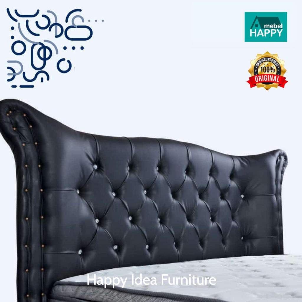 Jual 𝗛𝗮𝗽𝗽𝘆 𝗜𝗱𝗲𝗮 - Divan + Sandaran Poerto Ranjang Tempat Tidur ...