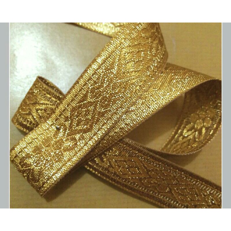 Jual Renda pita / renda koko / renda peci 1inchi | Shopee Indonesia