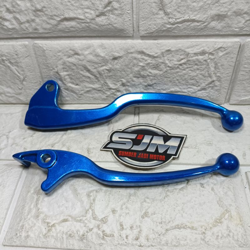 Jual Handel handle tuas rem kopling kanan kiri satria 2 tak warna biru ...