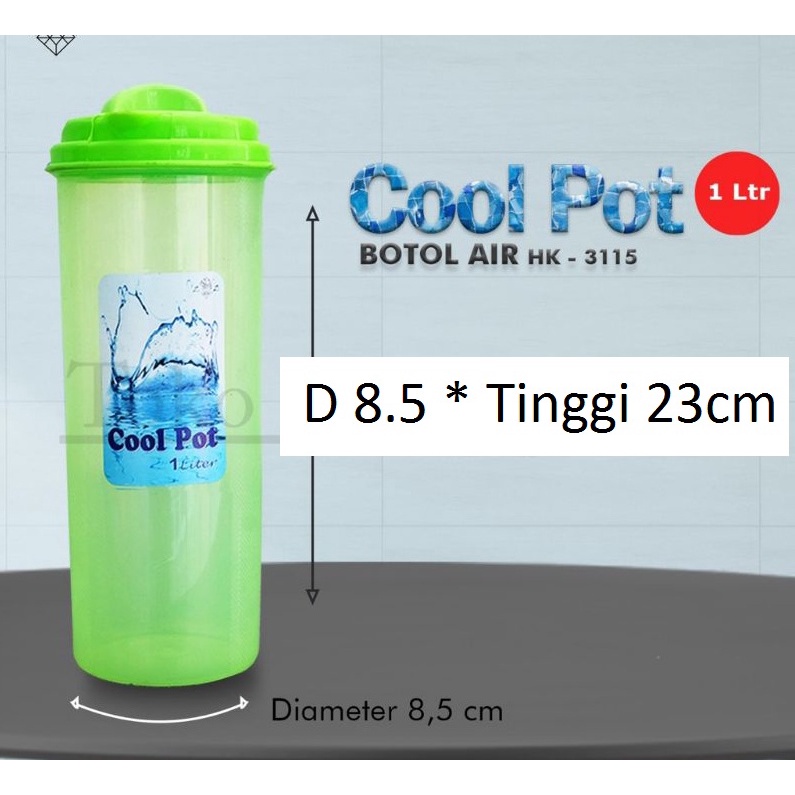 Jual Botol Minum Plastik Pitcher New Cool Pot Warna Botol Kulkas Tempat ...
