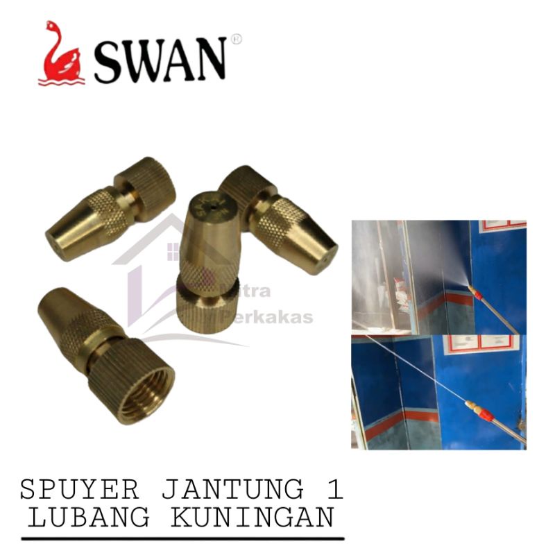 Jual Spuyer 1 Lubang Kuningan Swan Spuyer Jantung Kepala Sprayer ...
