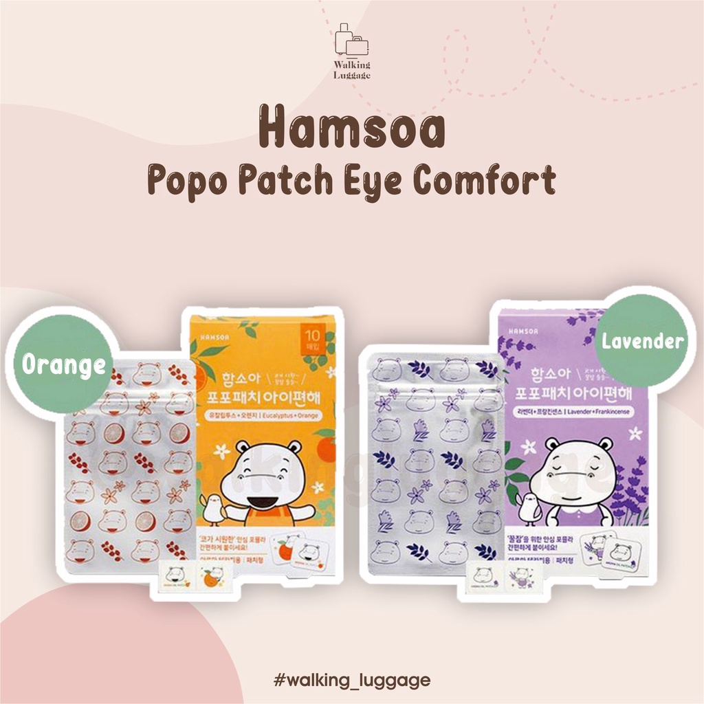 Jual (Buy 1 Get 1) HAMSOA Popo Patch Eye Comfort | Plester Aromaterapi ...