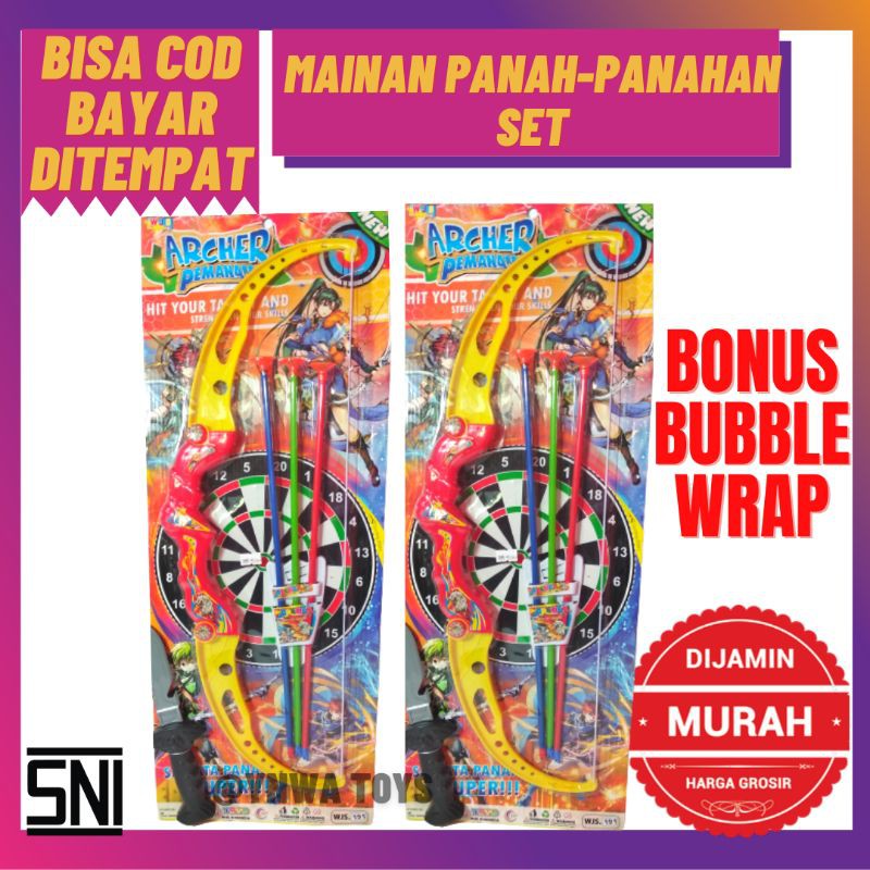 Jual MAINAN ANAK TERBARU PANAH PANAHAN SET/MAINAN SENJATA MEMANAH ...