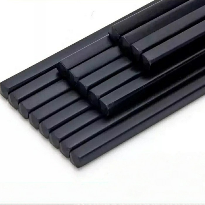 Jual Sumpit Alloy Warna Hitam Polos (24cm) (1 Pasang) | Shopee Indonesia