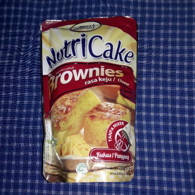 Jual NUTRI CAKE BROWNIES RASA KEJU 230 GRAM | Shopee Indonesia