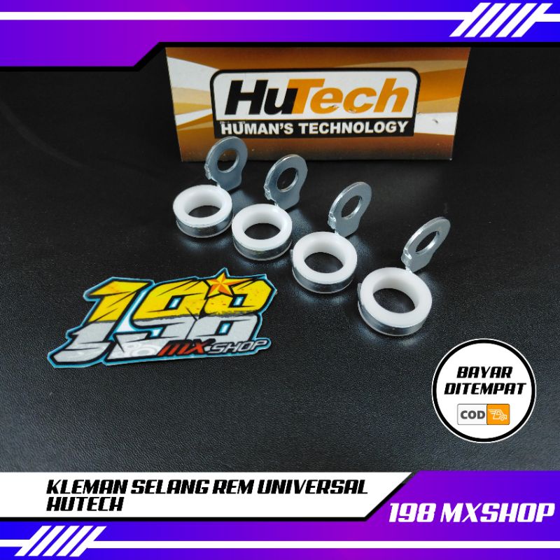 Jual KLEMAN SELANG REM DEPAN UNIVERSAL HUTECH - JEPITAN KABEL REM KLX CRF DTRACKER KTM TS ...