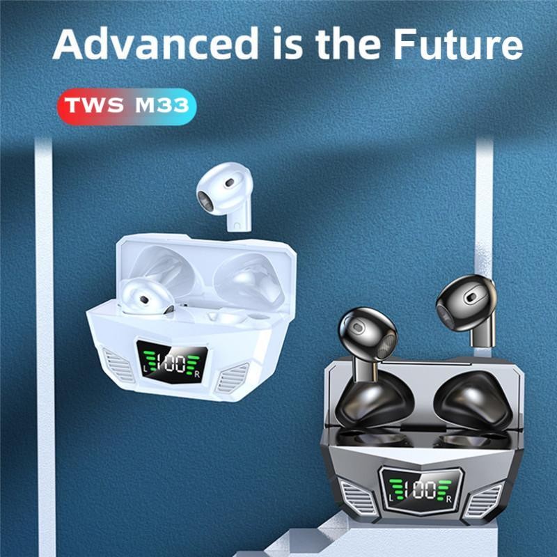 Jual M33 TWS Bass Earphone Bluetooth 5.1 Wireless Stereo Game Headset ...