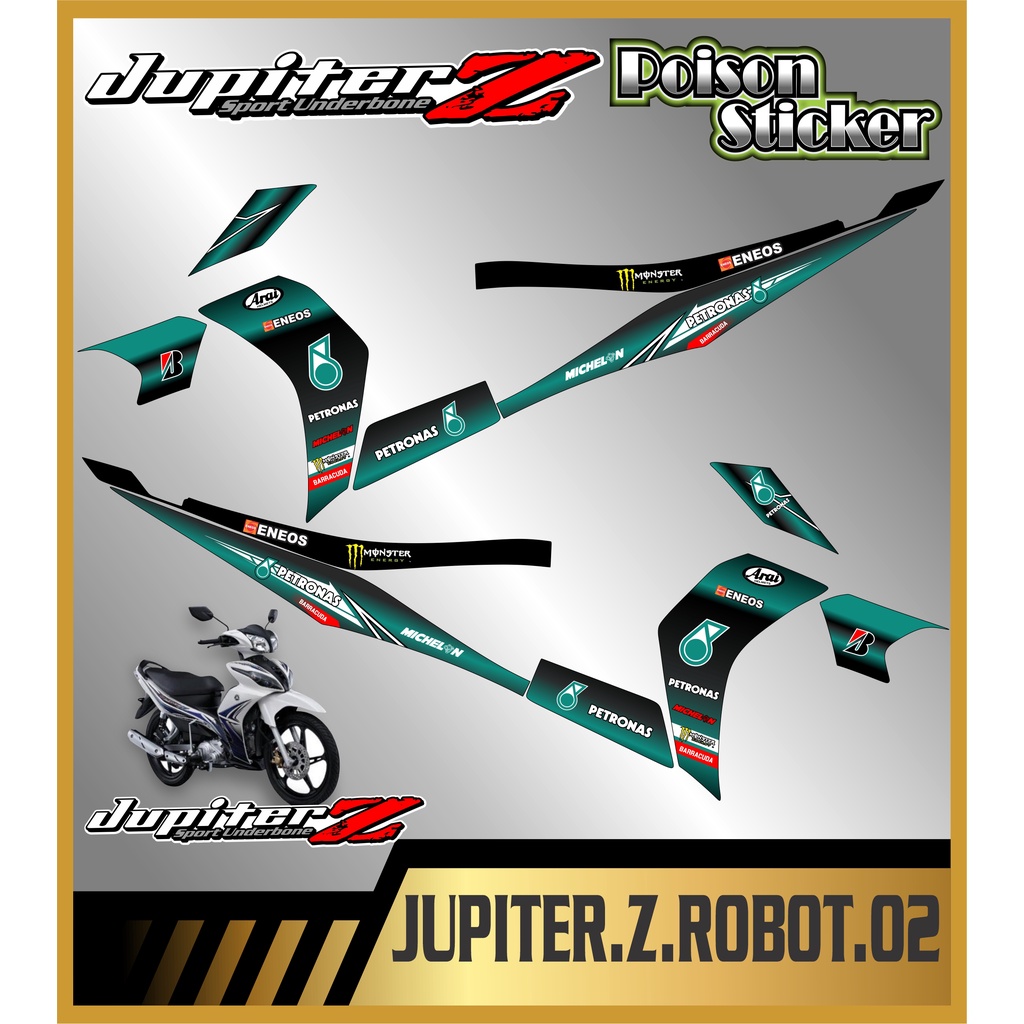 Jual STRIPING STICKER JUPITER Z ROBOT STIKER JUPITER Z ROBOT NEW ...