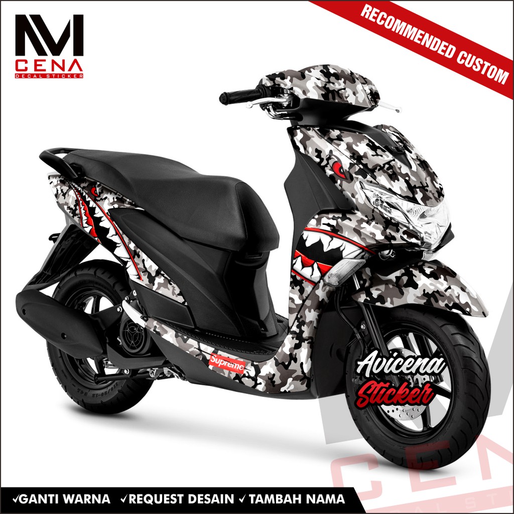 Jual Sticker Decal Yamaha Freego Decal Sticker Freego Sticker Striping ...